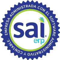 SAI ERP Badge azul - Comercial Ferretera Ermita